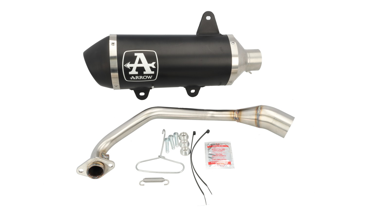 Arrow Urban Dark exhaust system Aprilia SR 125 / 200 GT (year 2022-2024)
