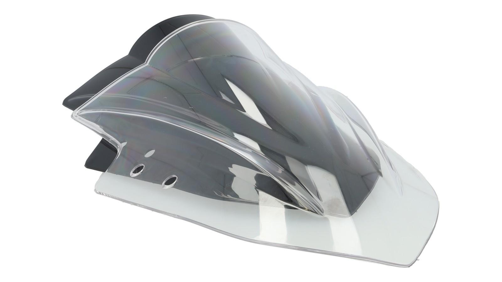 Cockpit/- Racing windshield Motoflow Aeroshield Kawasaki Ninja 125 / ...