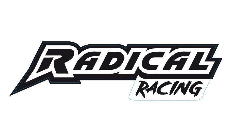 Sticker Radical Racing black/white, coloured