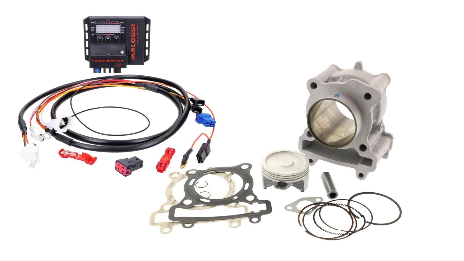 Cylinder kit & Tuning ECU Malossi 180cc Force Master 2.1 Yamaha WR 125 ...