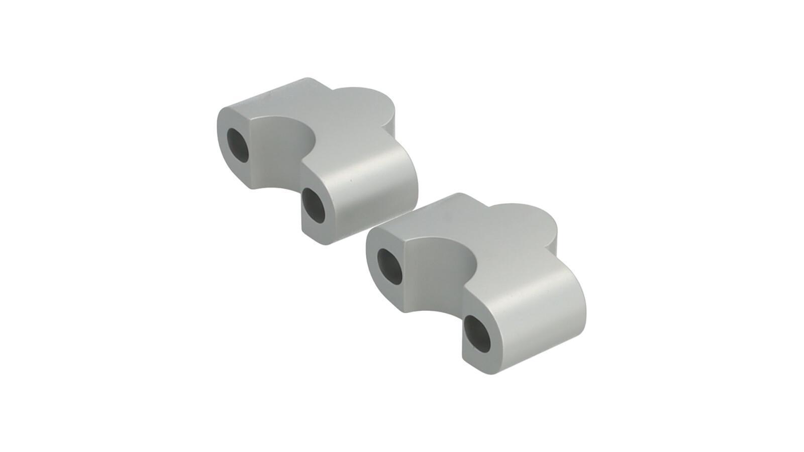 Handlebar riser CNC 22mm, versch. Heights, incl. screws