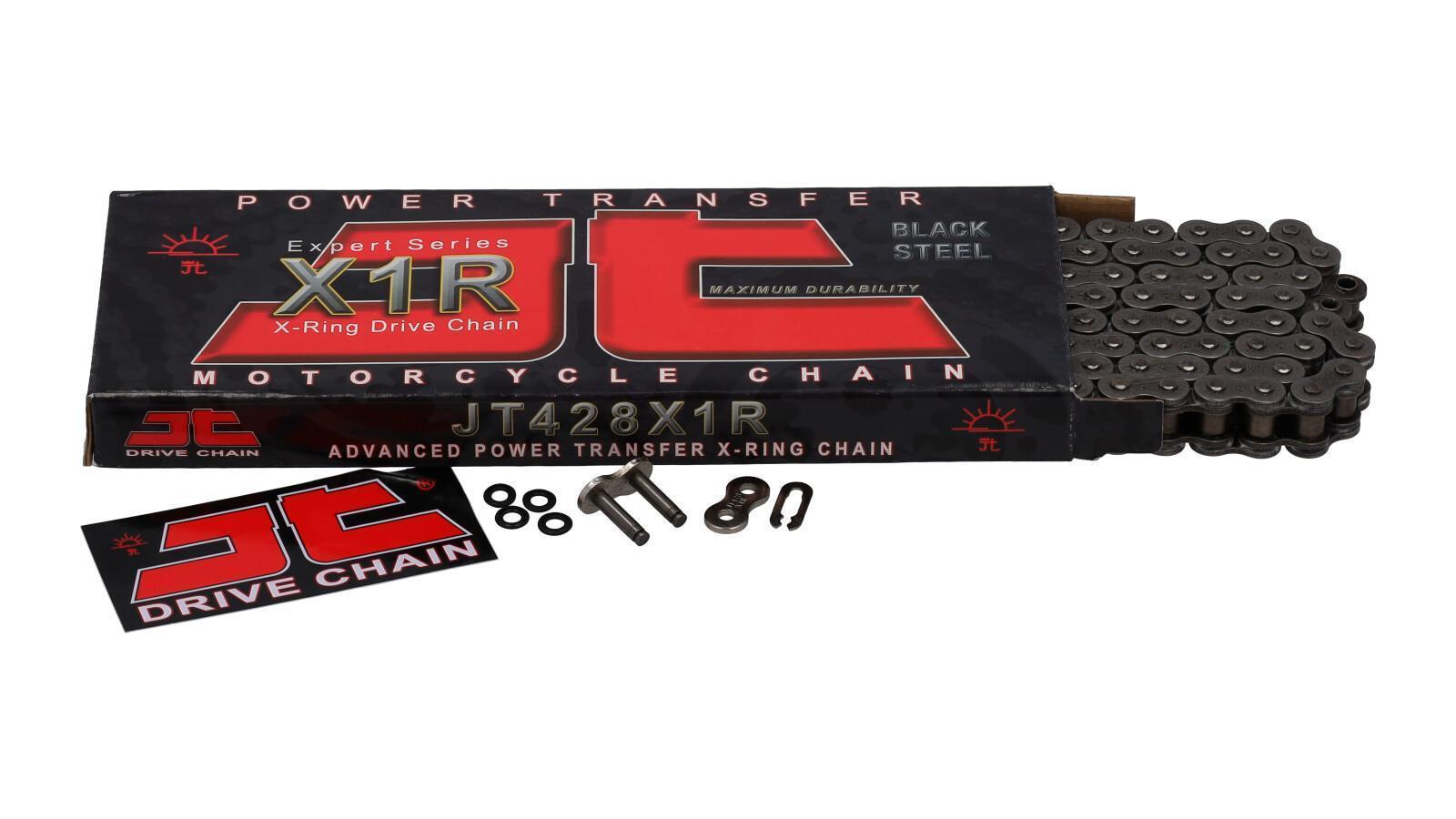 Drive chain JT Universal, X-ring reinforced, clip fastener