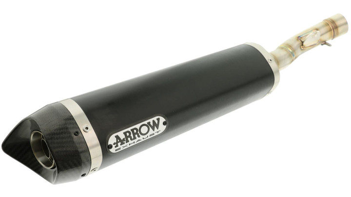 Exhaust system Arrow Thunder Black Line Yamaha MT 125 / YZF-R 125, from ...