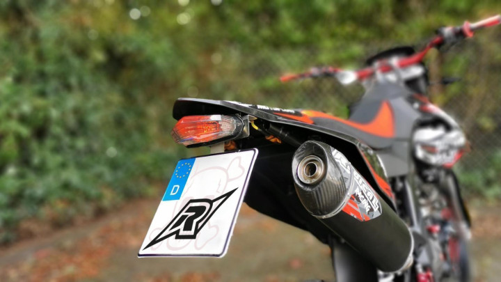 License plate holder Motoflow Supermoto / Supercross, universal