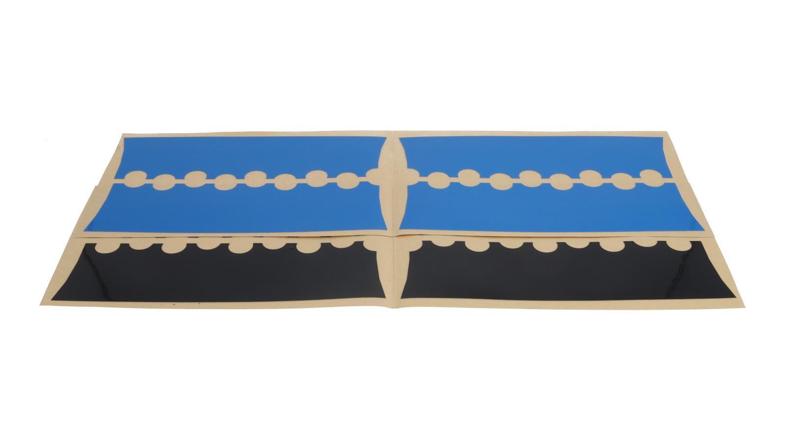 Felgenrandaufkleber-Set Wiesi Factory 50/50 Derbi Speichenfelgen ...