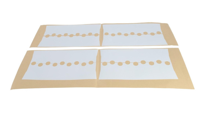 Felgenrandaufkleber-Set Wiesi Factory 50/50 Fantic, versch. Farben