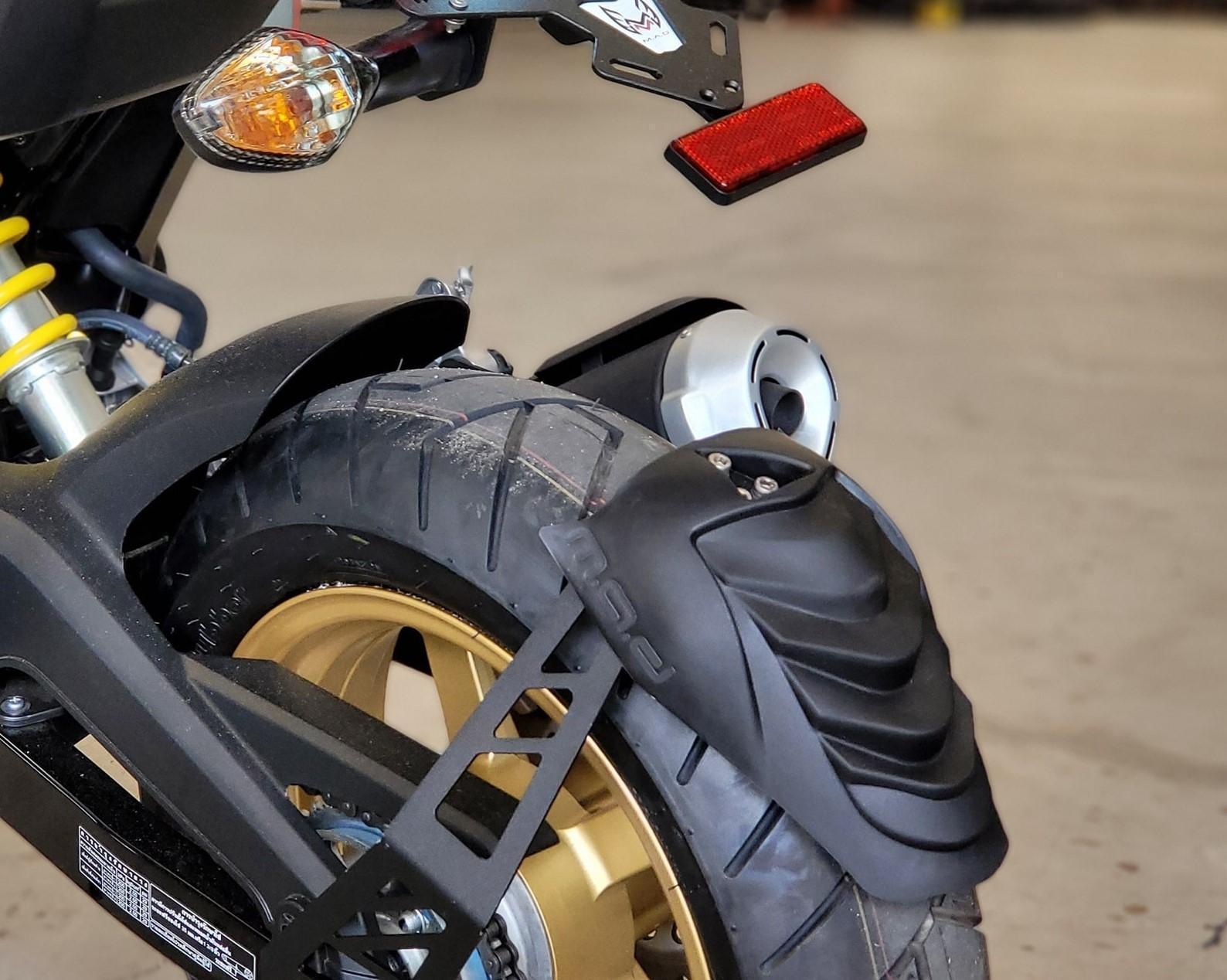 Mudguard M.A.D rear Honda MSX 125, rear, black